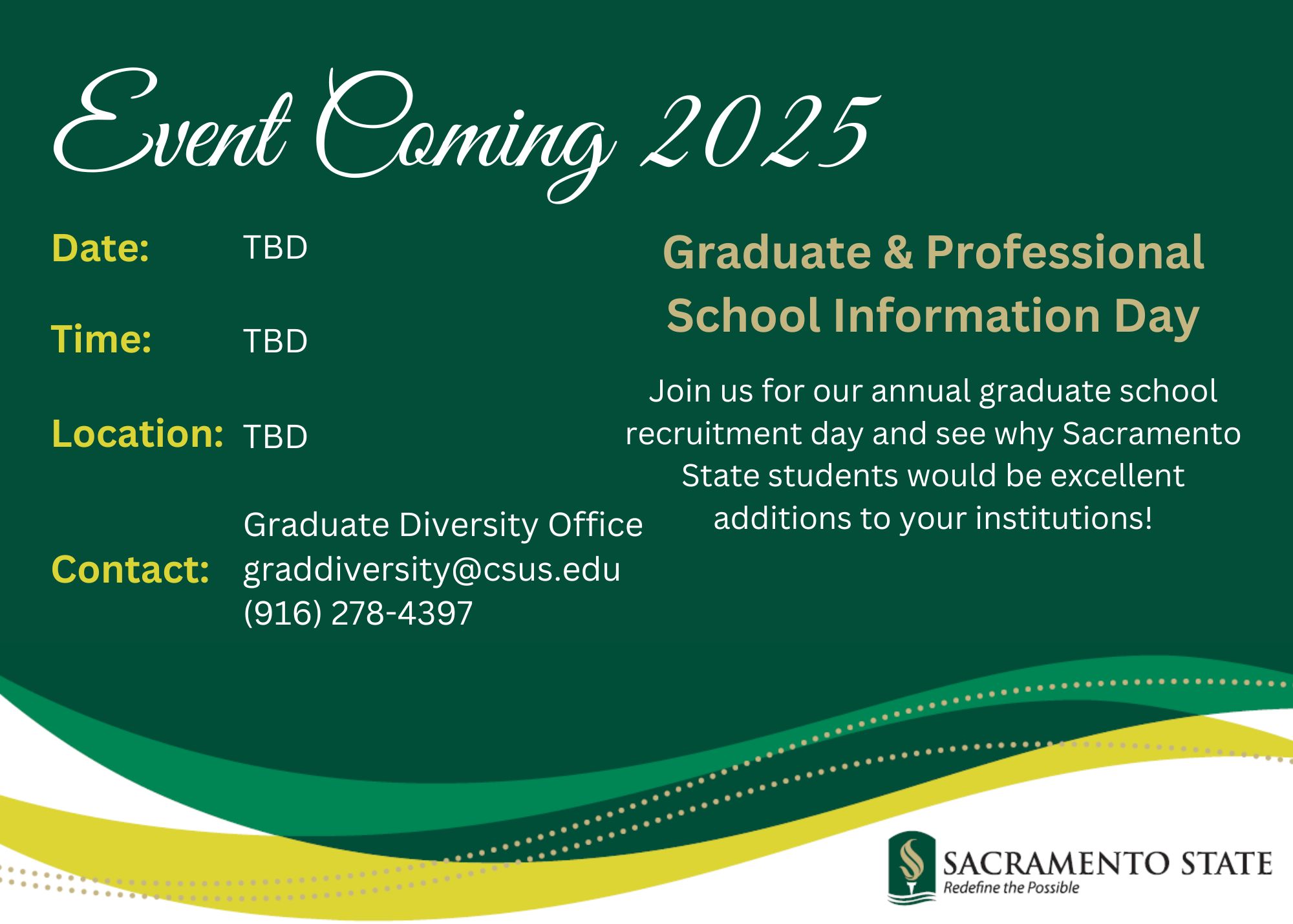 Graduate & Professional School Information Day | Sacramento State