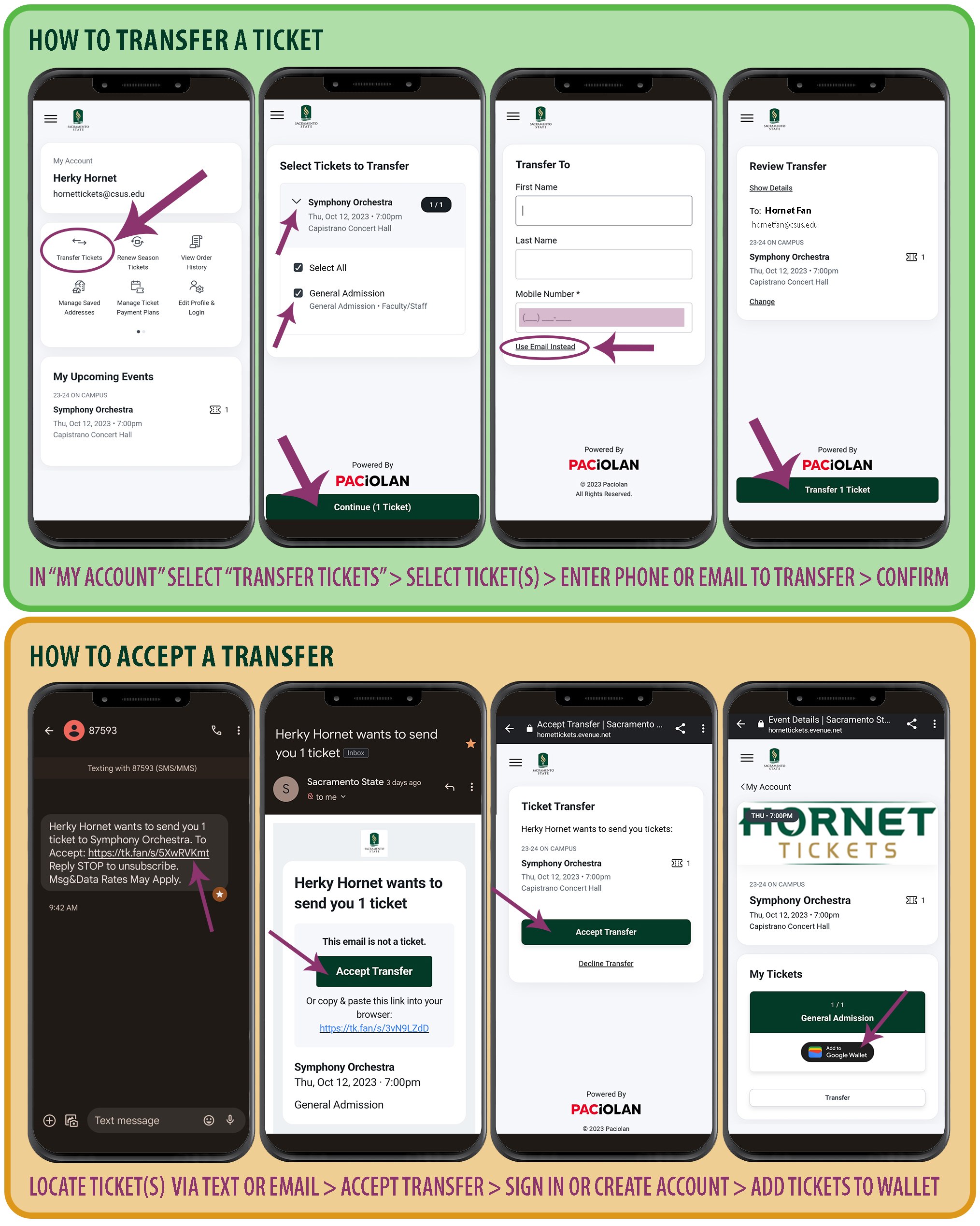 Mobile Ticketing | Sacramento State