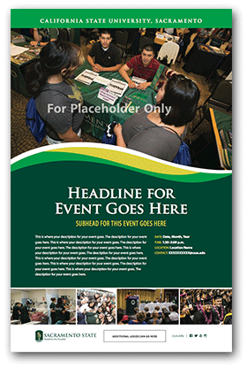 Posters & Fliers | Sacramento State