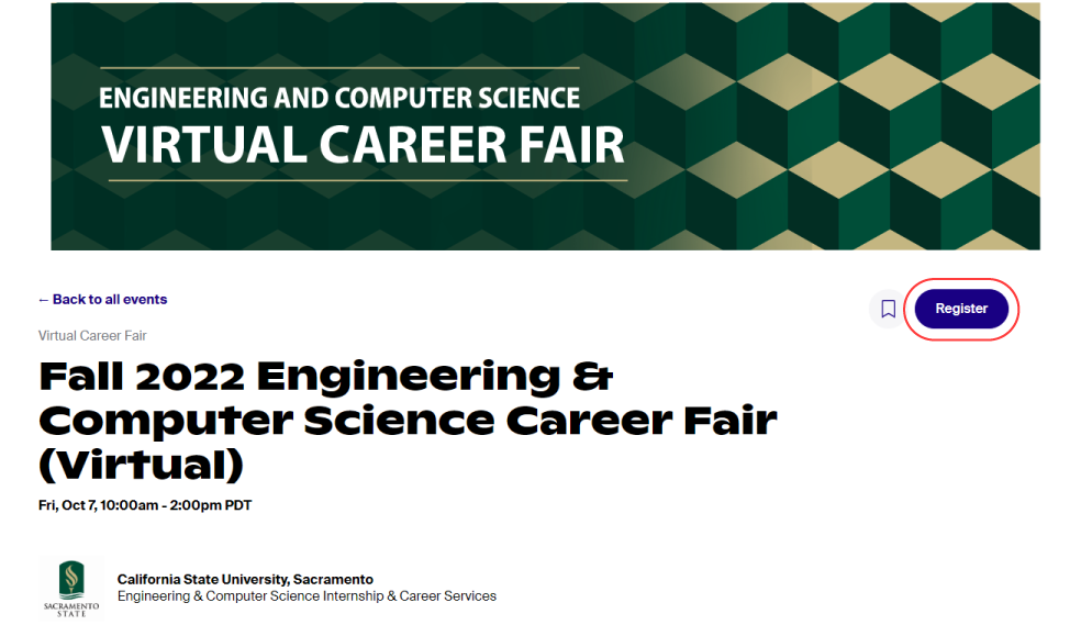 ECS Career Fair Information For Students | Sacramento State