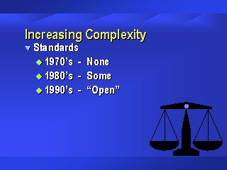 Increasing Complexity