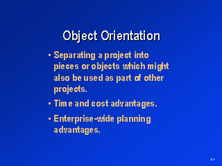 Object Orientation