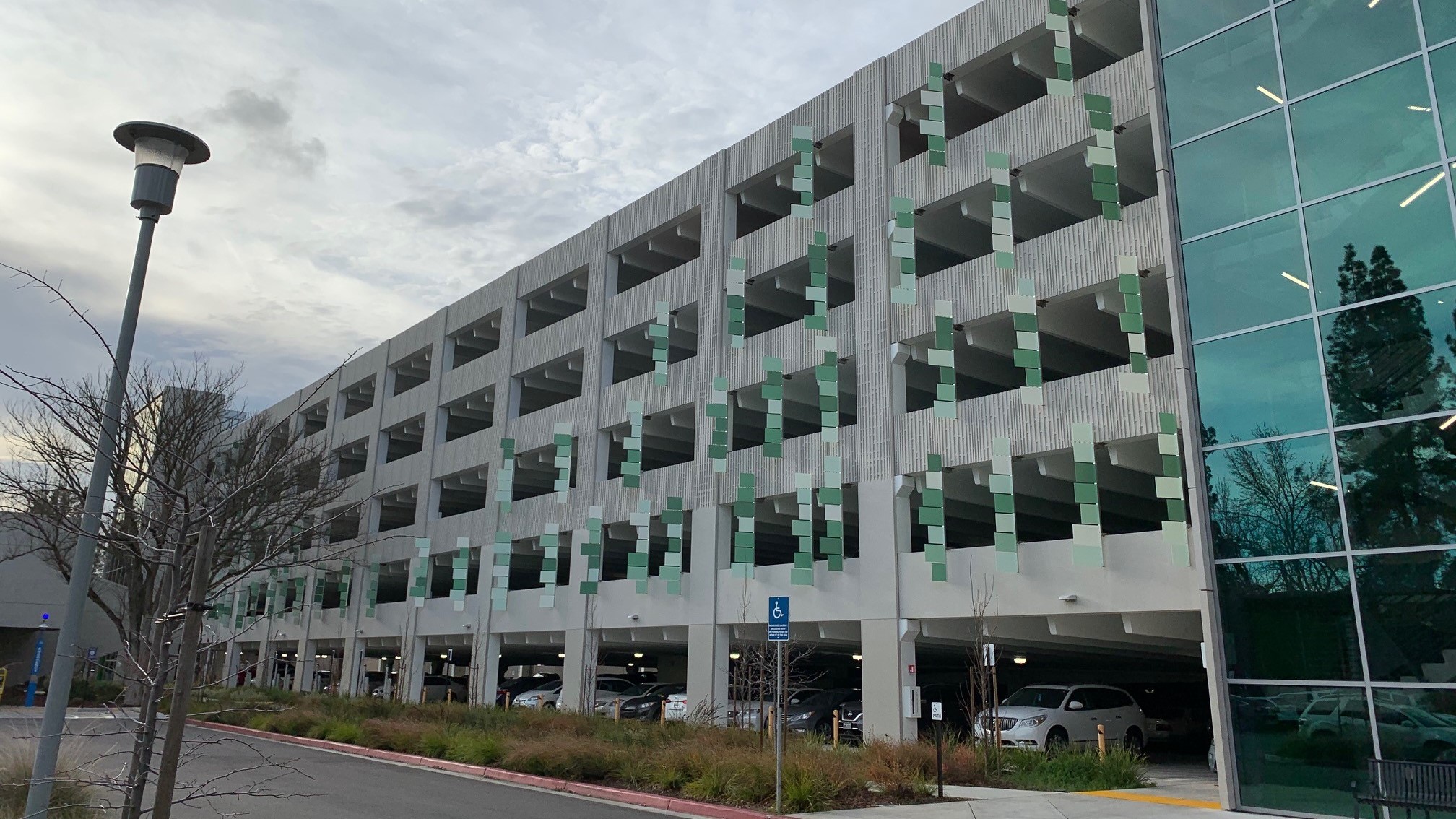 Parking structure becomes much-needed classroom, study hall ...