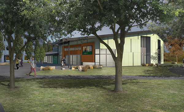 Groundbreaking marks launch of Welcome Center, plaza project