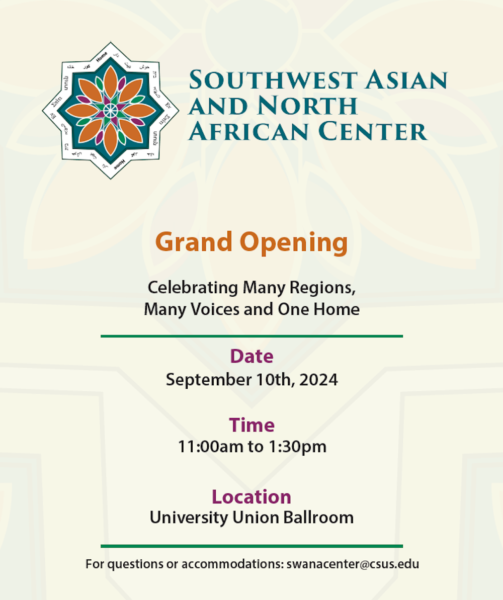 About SWANA Center | Sacramento State